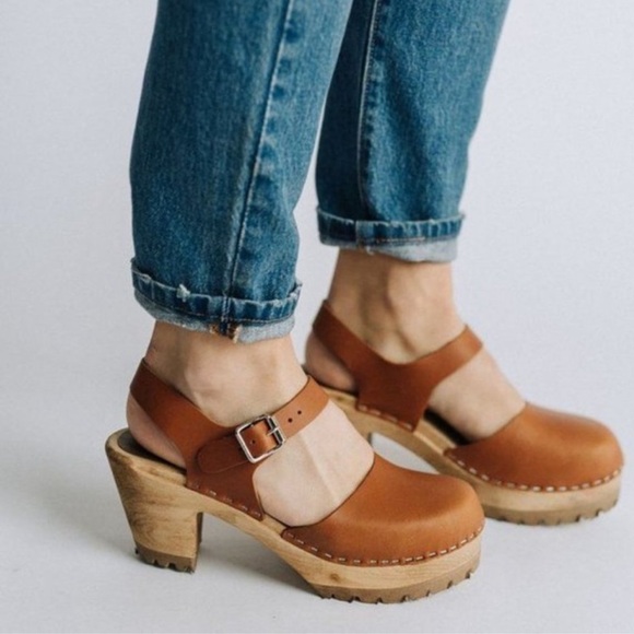 MIA | Shoes | Mia Swedish Leather Wooden Abba Clog | Poshmark